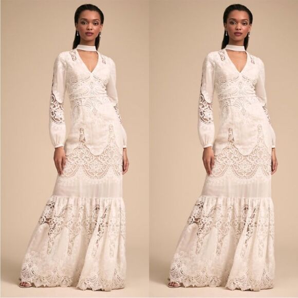 Monique Lhuillier | Dresses | New Bhldn Monique Lhuillier Womens Lyon ...